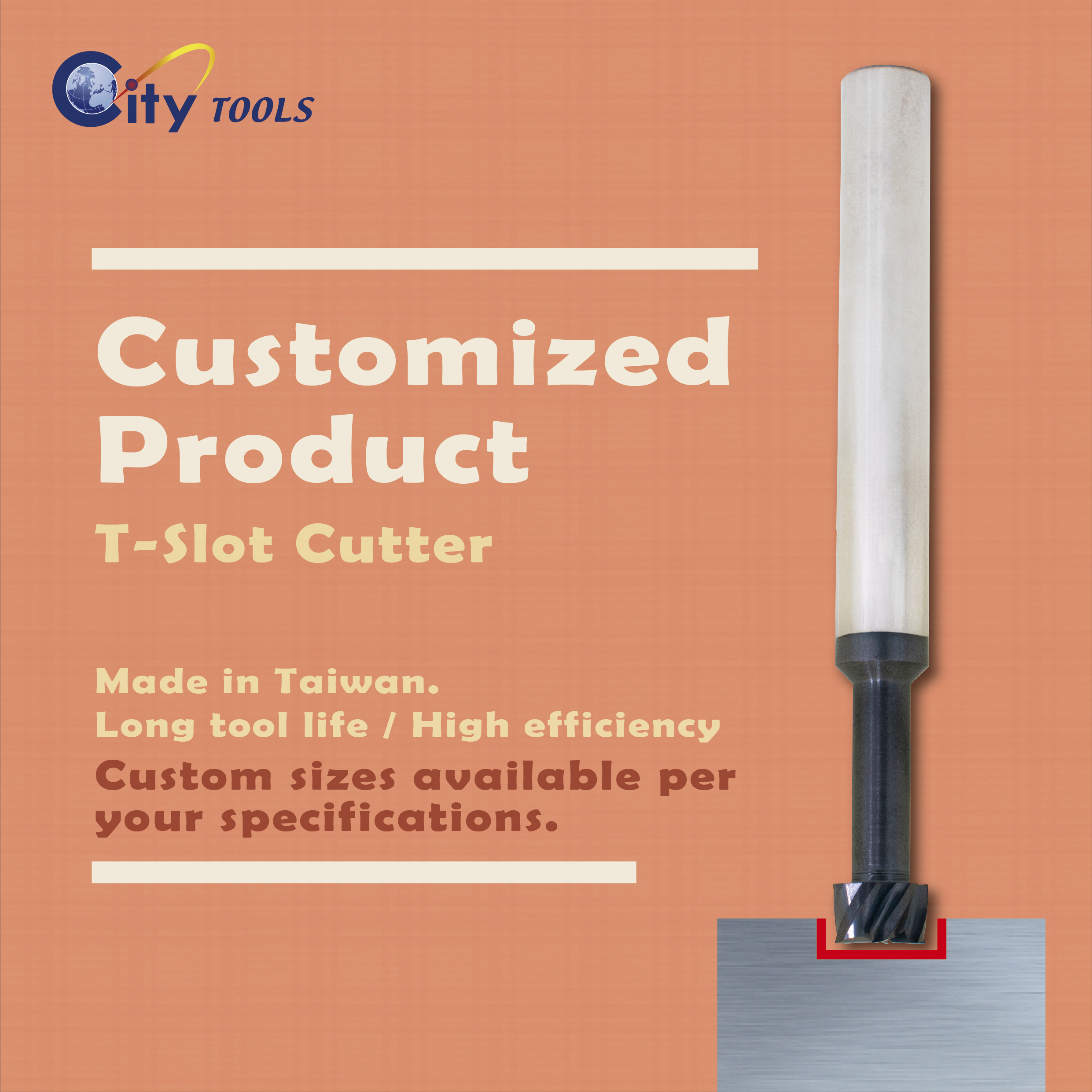 Customized Product - T-Slot Cutter - End Mill Drills - City ZUQ